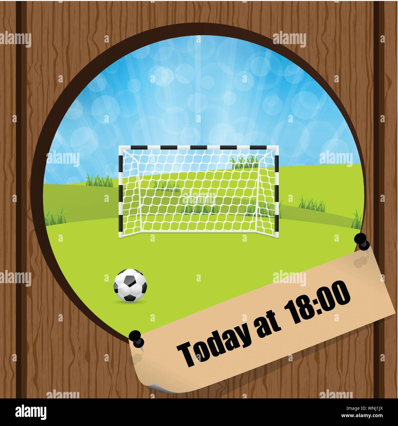 Hole in gate Stock Vector Images - Alamy