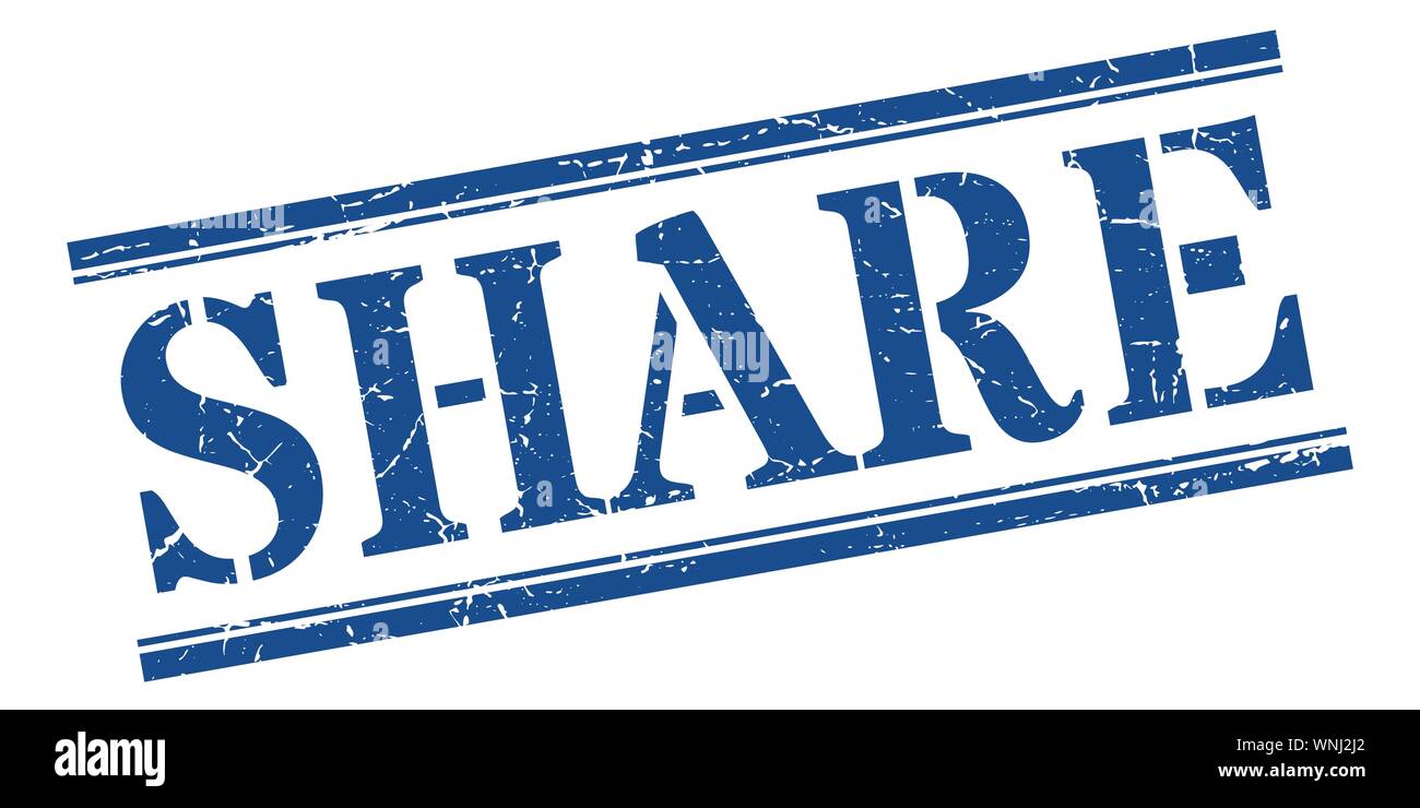 share stamp. share square grunge sign. share Stock Vector Image & Art ...