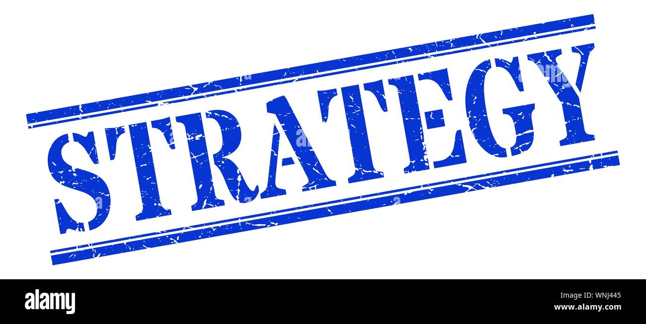 strategy stamp. strategy square grunge sign. strategy Stock Vector ...