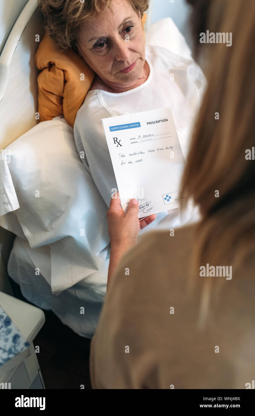Hospital patient back view hi-res stock photography and images - Alamy