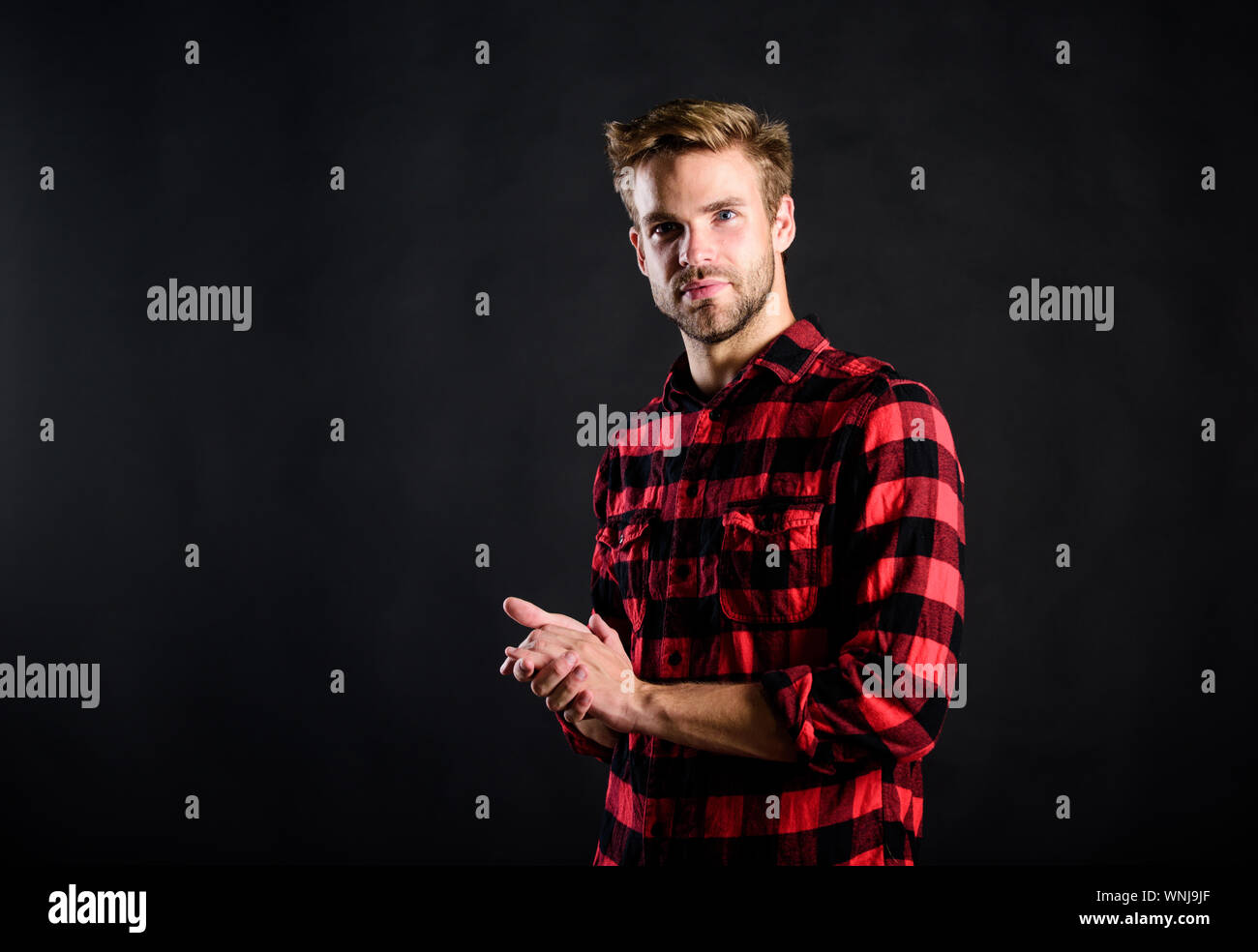 Meaning of modern manliness. Barbershop and beauty salon. Hipster black ...