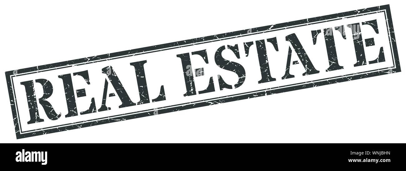 Real estate stamp label Black and White Stock Photos & Images - Alamy