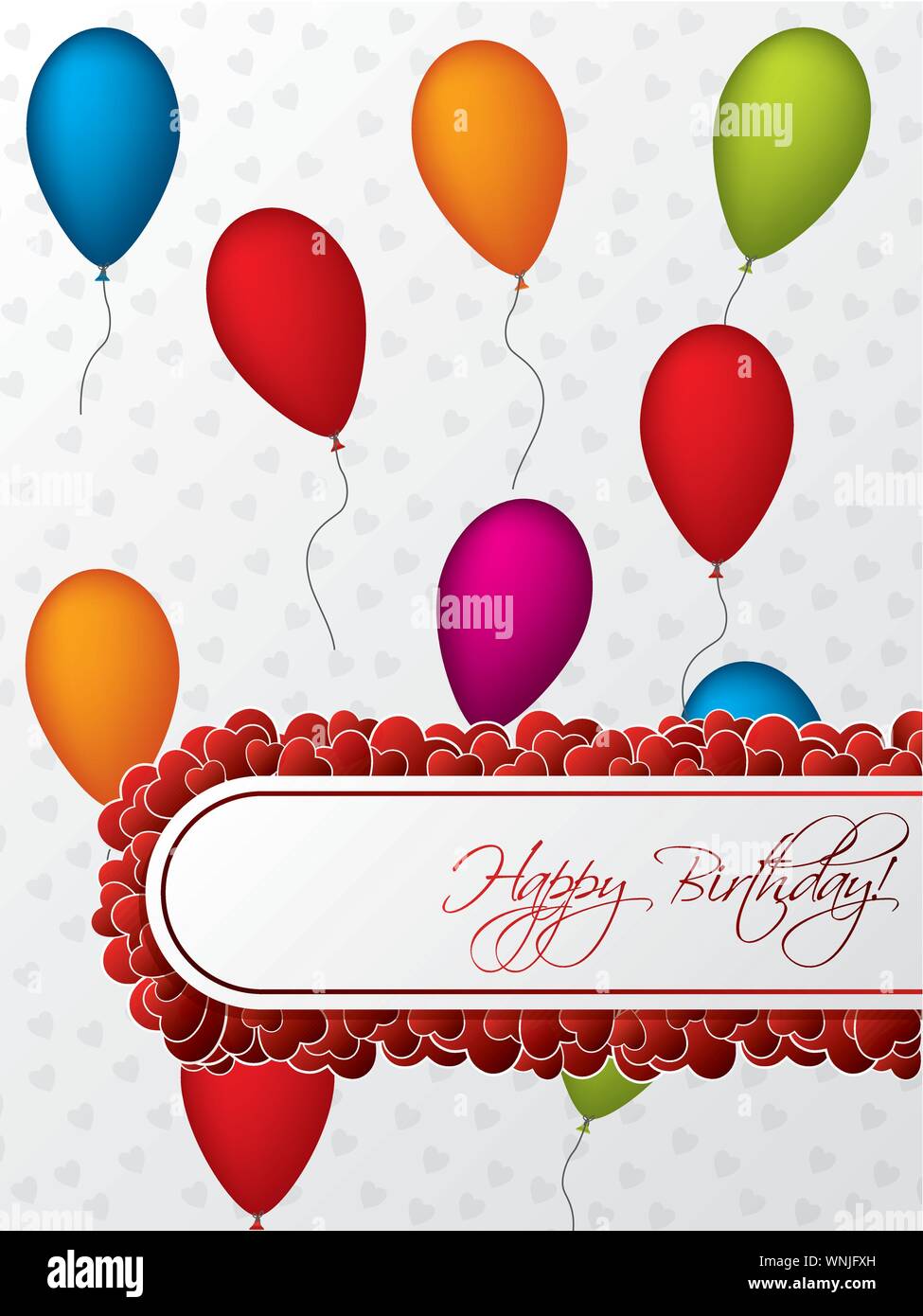 Birthday greeting card design Stock Vector Image & Art - Alamy