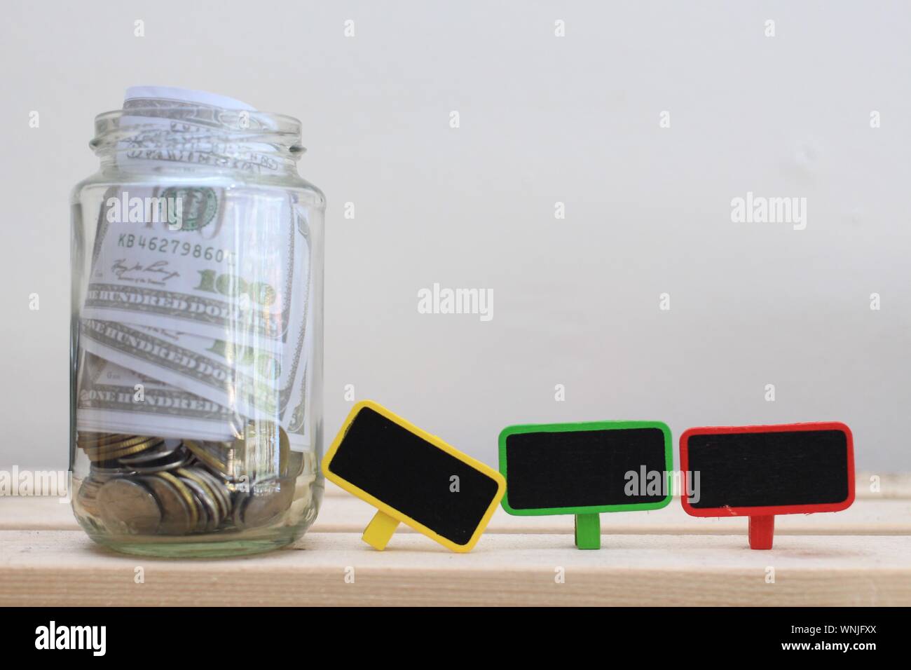 Empty money jar hi-res stock photography and images - Alamy