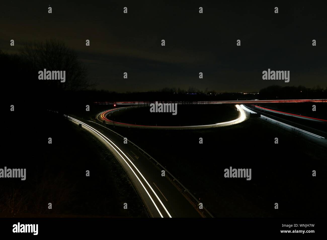 Curve street light hi-res stock photography and images - Alamy