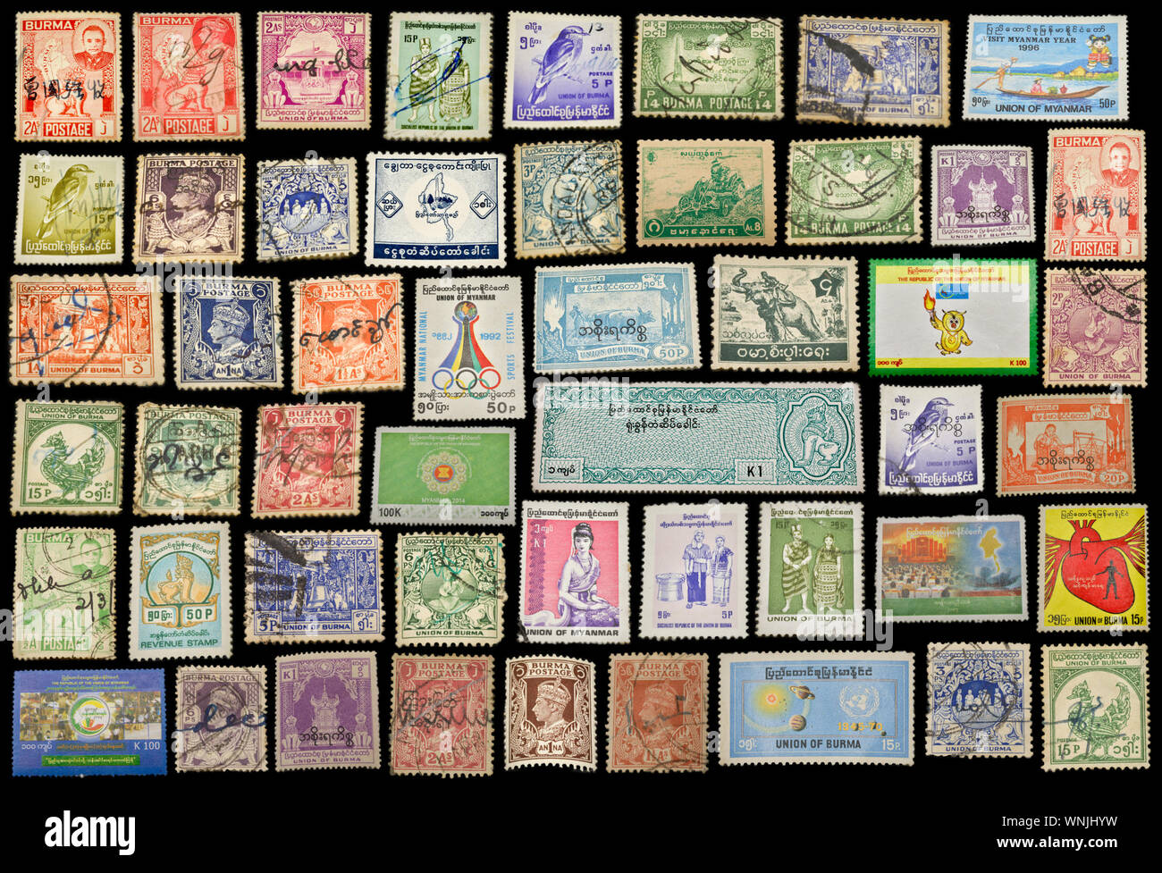 Myanmar passport stamp hi-res stock photography and images - Alamy