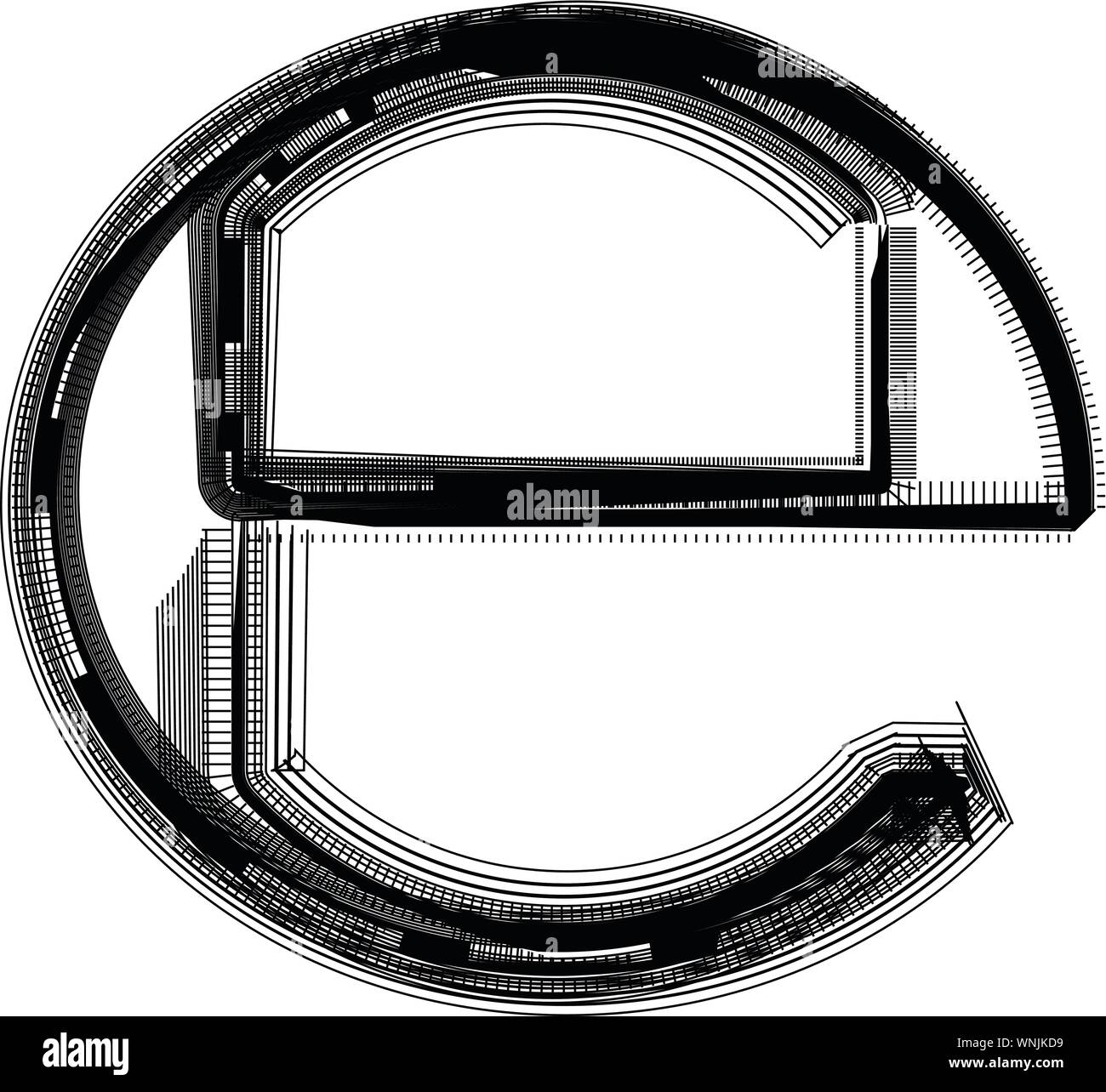 Rough texture font Black and White Stock Photos & Images - Alamy