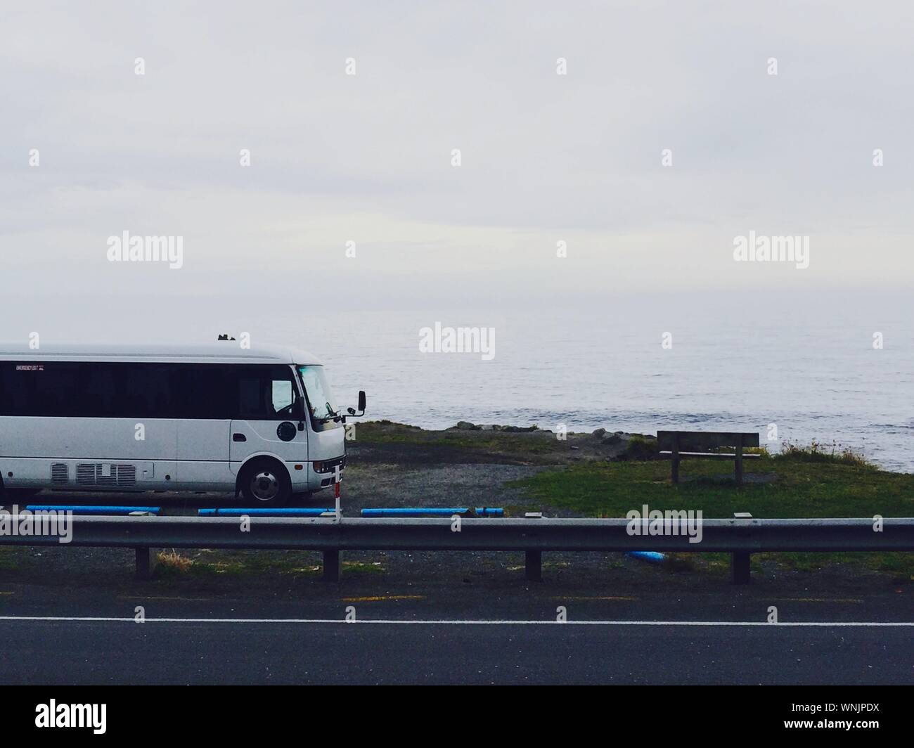 Van parked at roadside hi-res stock photography and images - Alamy