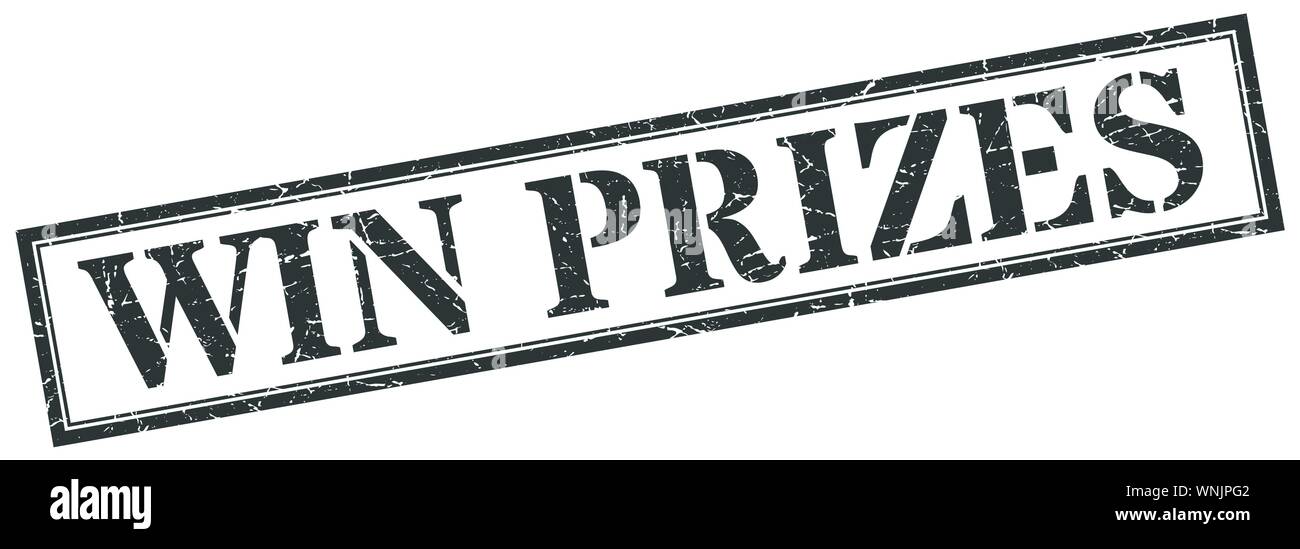 win prizes stamp. win prizes square grunge sign. win prizes Stock ...