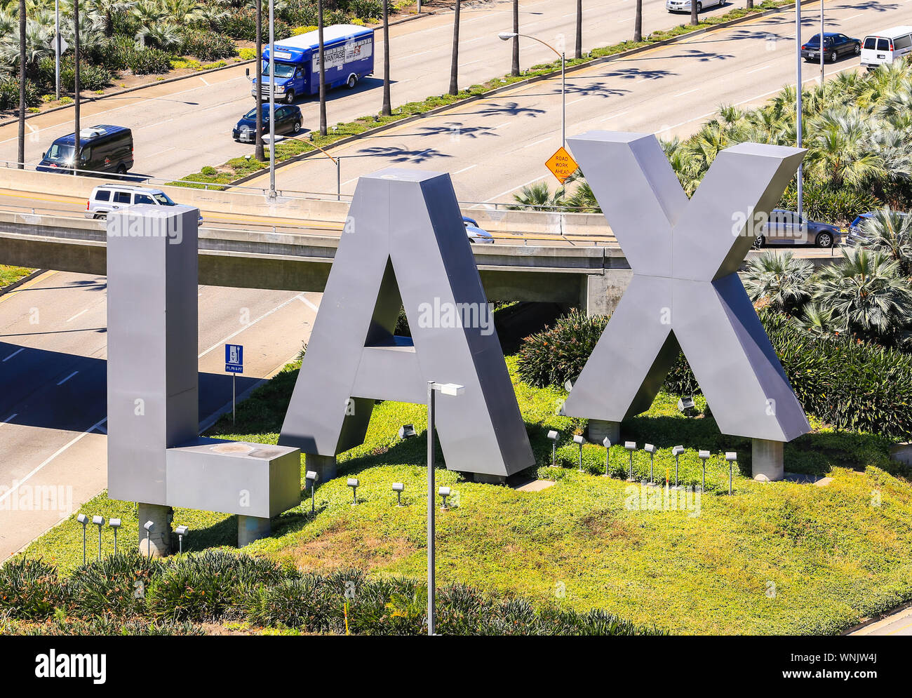 Los Angeles Lax Airport Sign High Resolution Stock Photography and ...