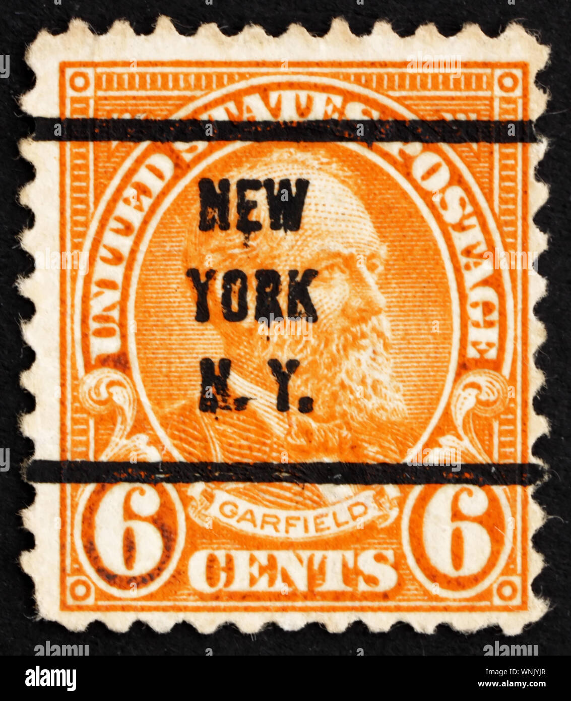UNITED STATES OF AMERICA - CIRCA 1923: a stamp printed in the United ...