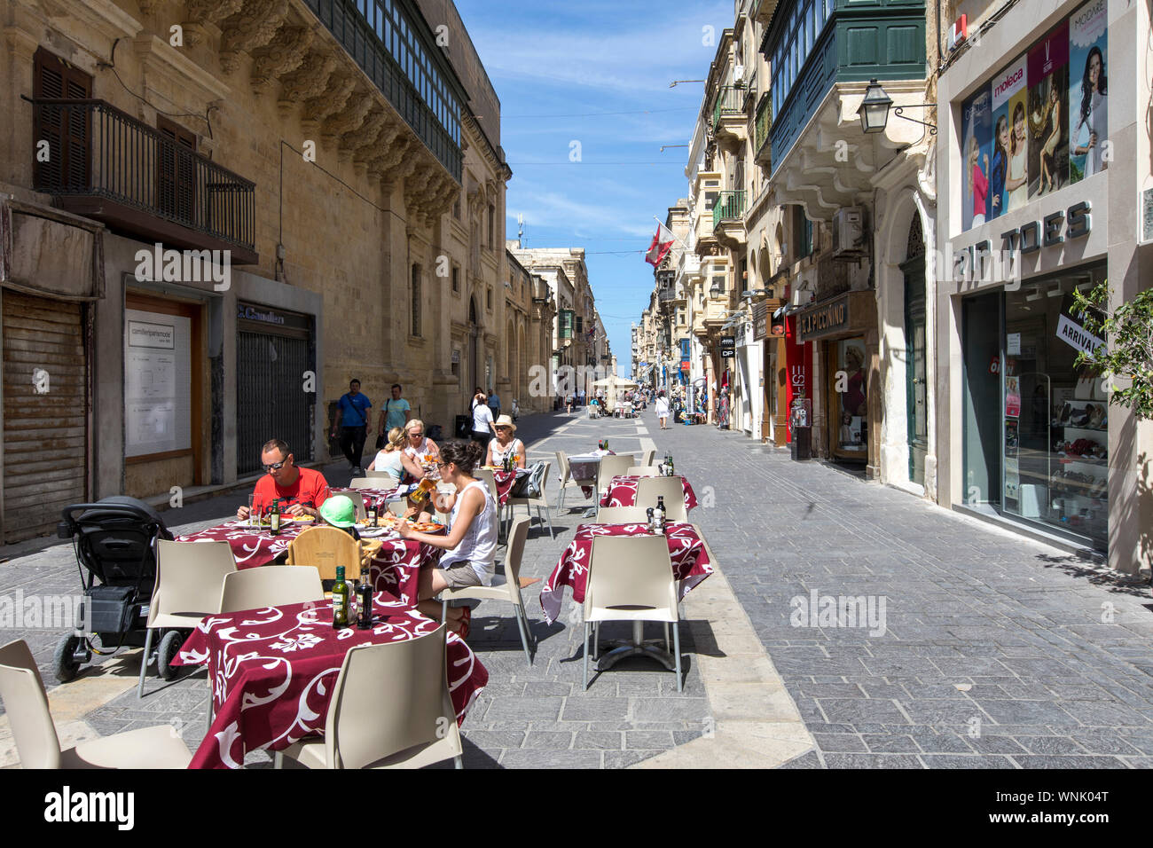 Merchant street malta hi-res stock photography and images - Alamy