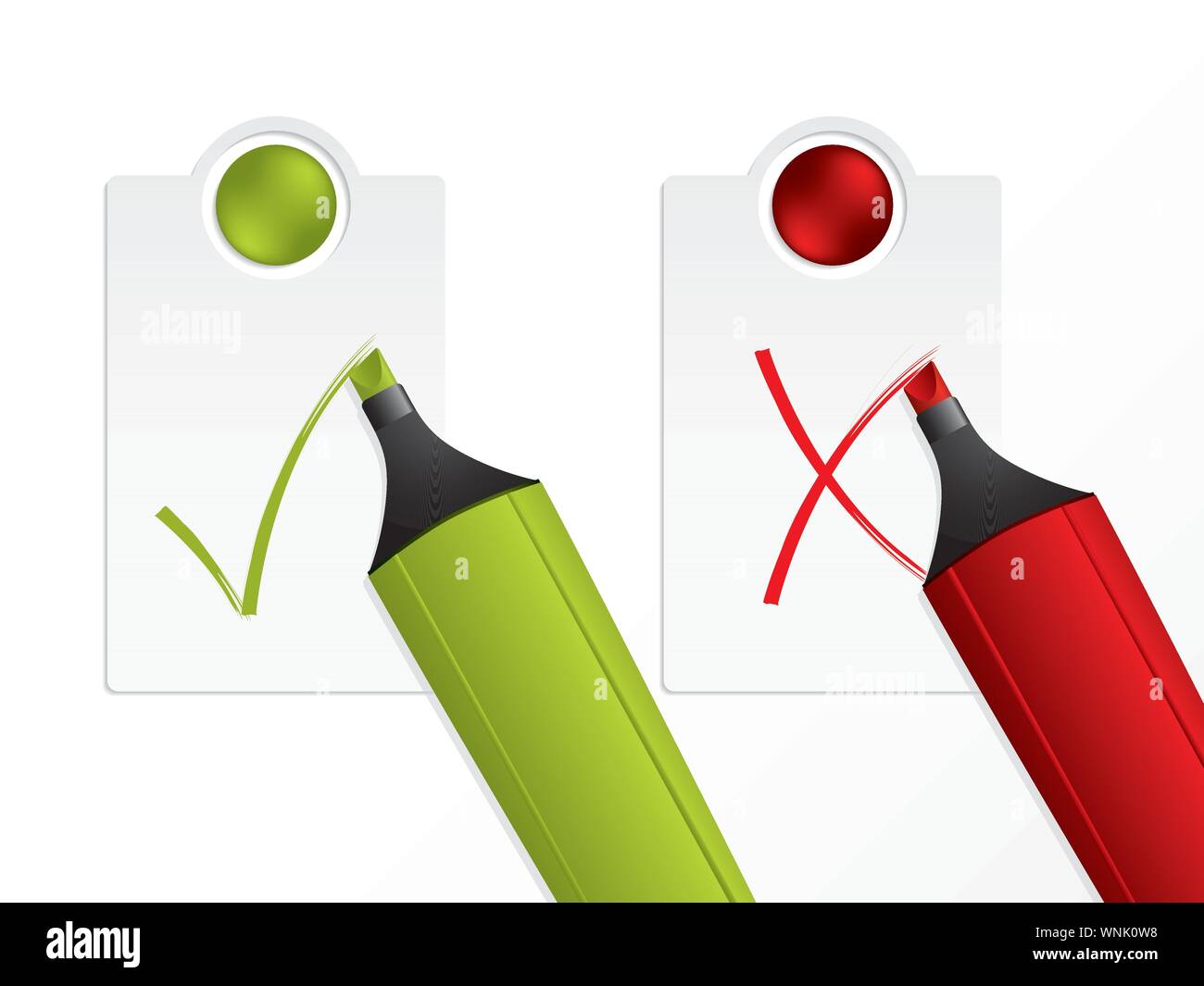 Labels With Tick And Cross Symbols Stock Vector Image Art Alamy labels-with-tick-and-cross-symbols-stock-vector-image-art-alamy