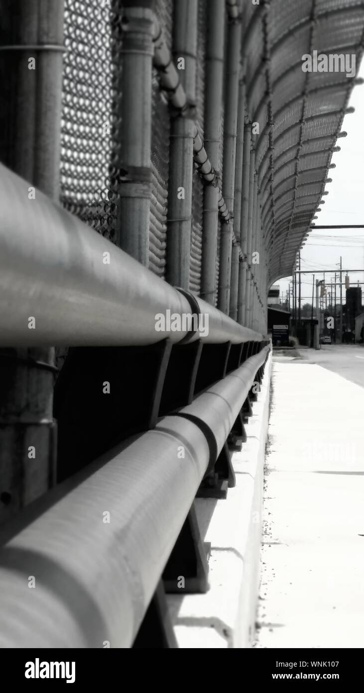 Walkway fence hi-res stock photography and images - Alamy