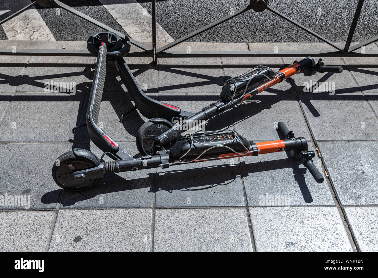 Jump rental scooters hi-res stock photography and images - Alamy