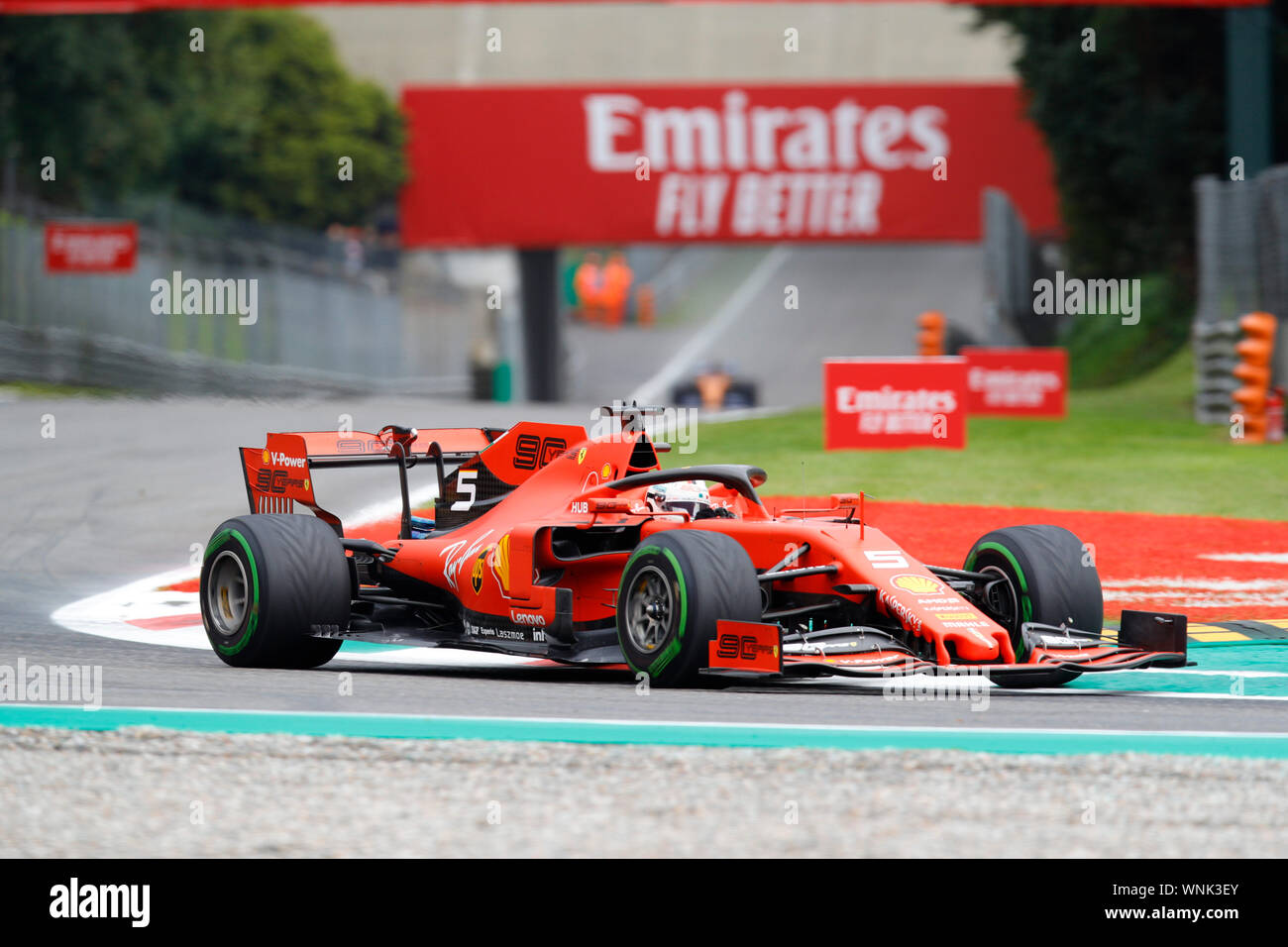 The Formula 1 Italian GP weekend in Monza Circuit Milan Italy Stock ...