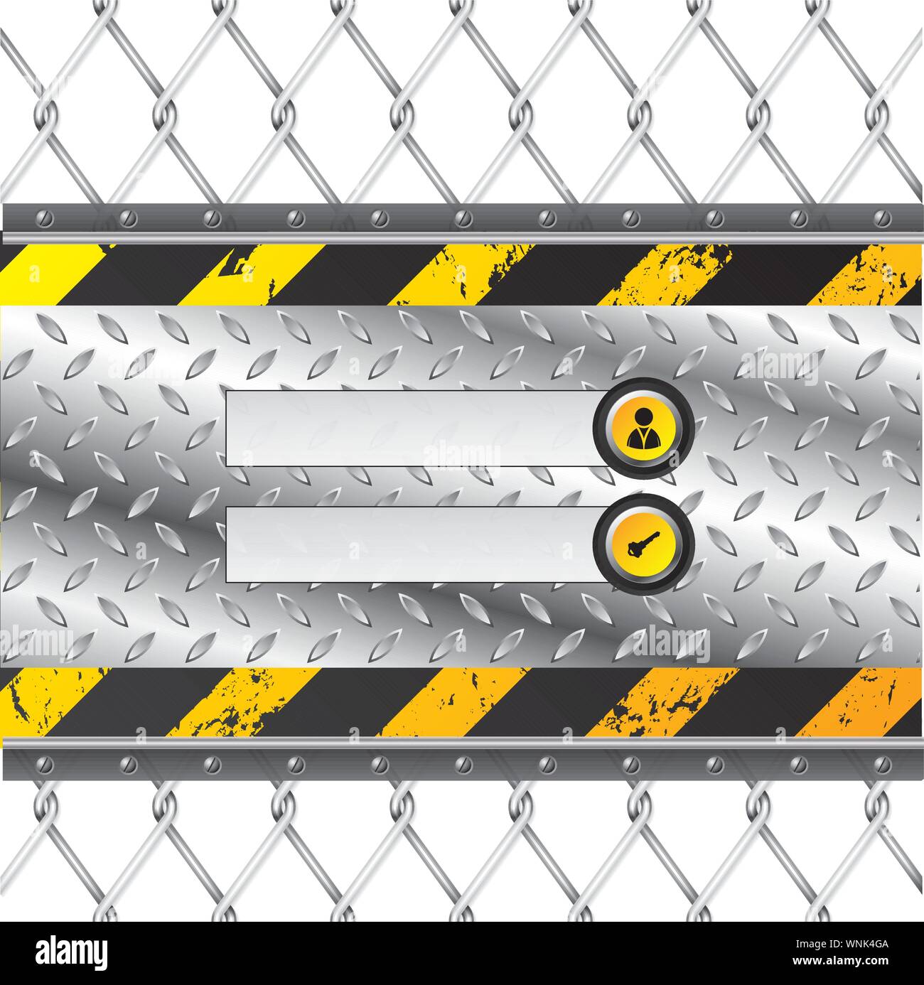 Abstract metallic login screen design hi-res stock photography and ...