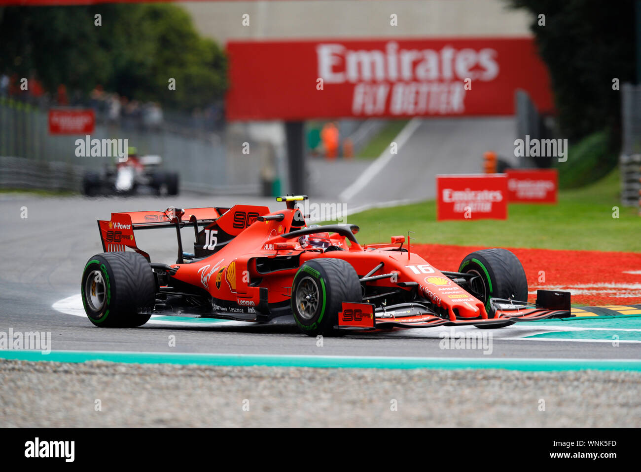 The Formula 1 Italian GP weekend in Monza Circuit Milan Italy Stock ...