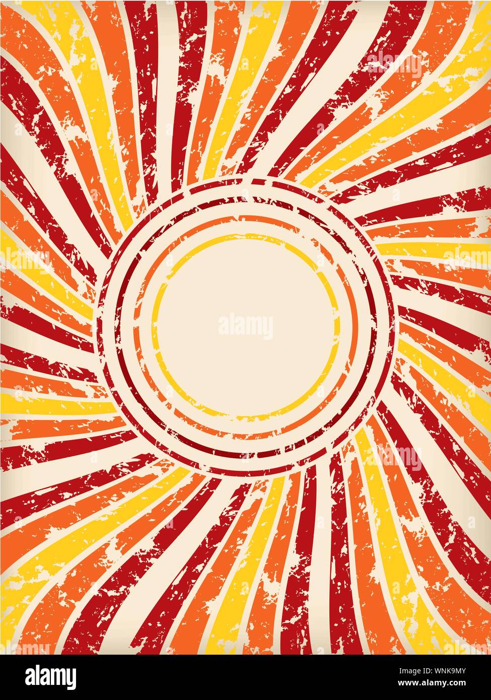 Retro grunge background with color burst Stock Vector Image & Art - Alamy