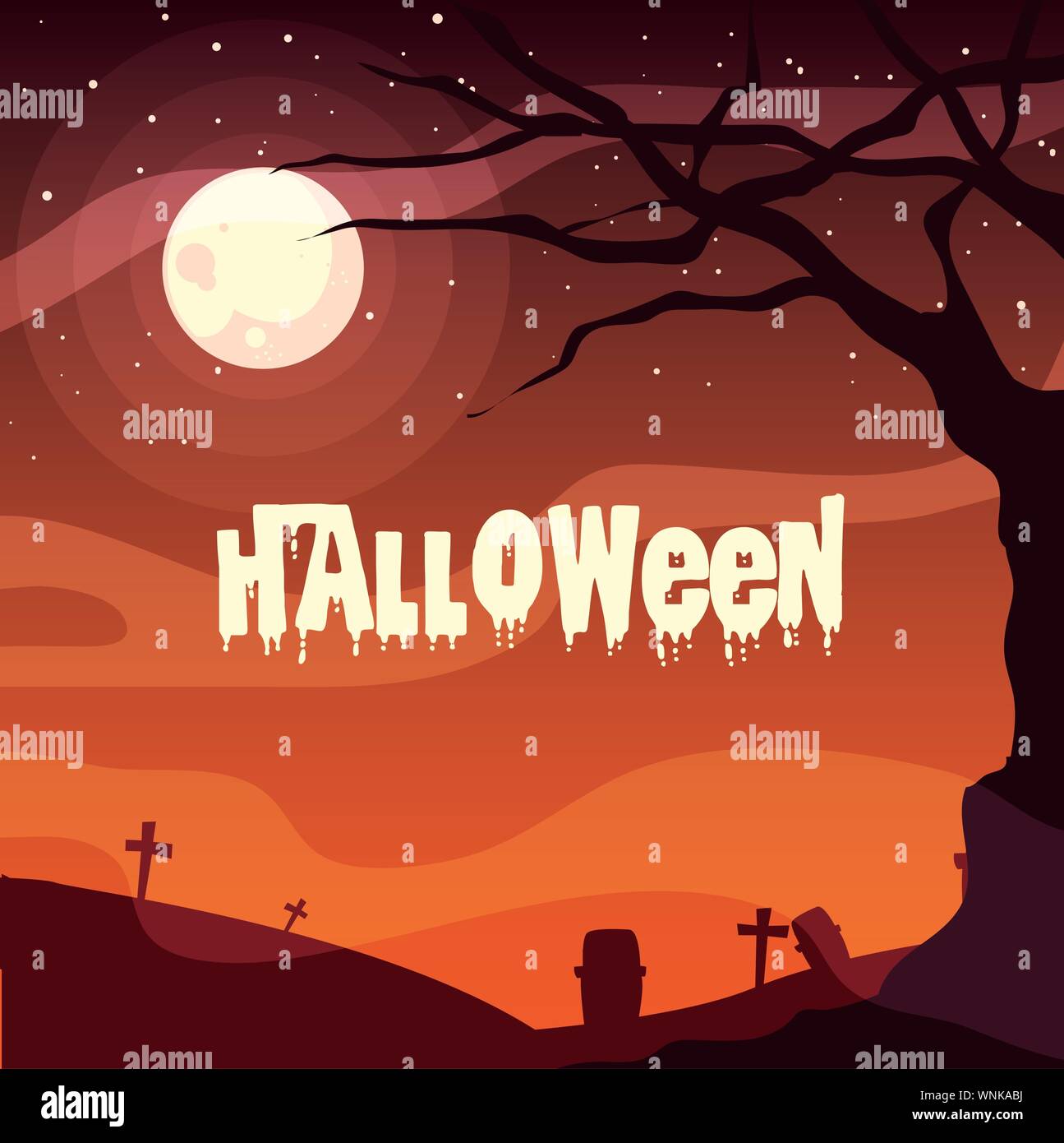 Burial site Stock Vector Images - Alamy