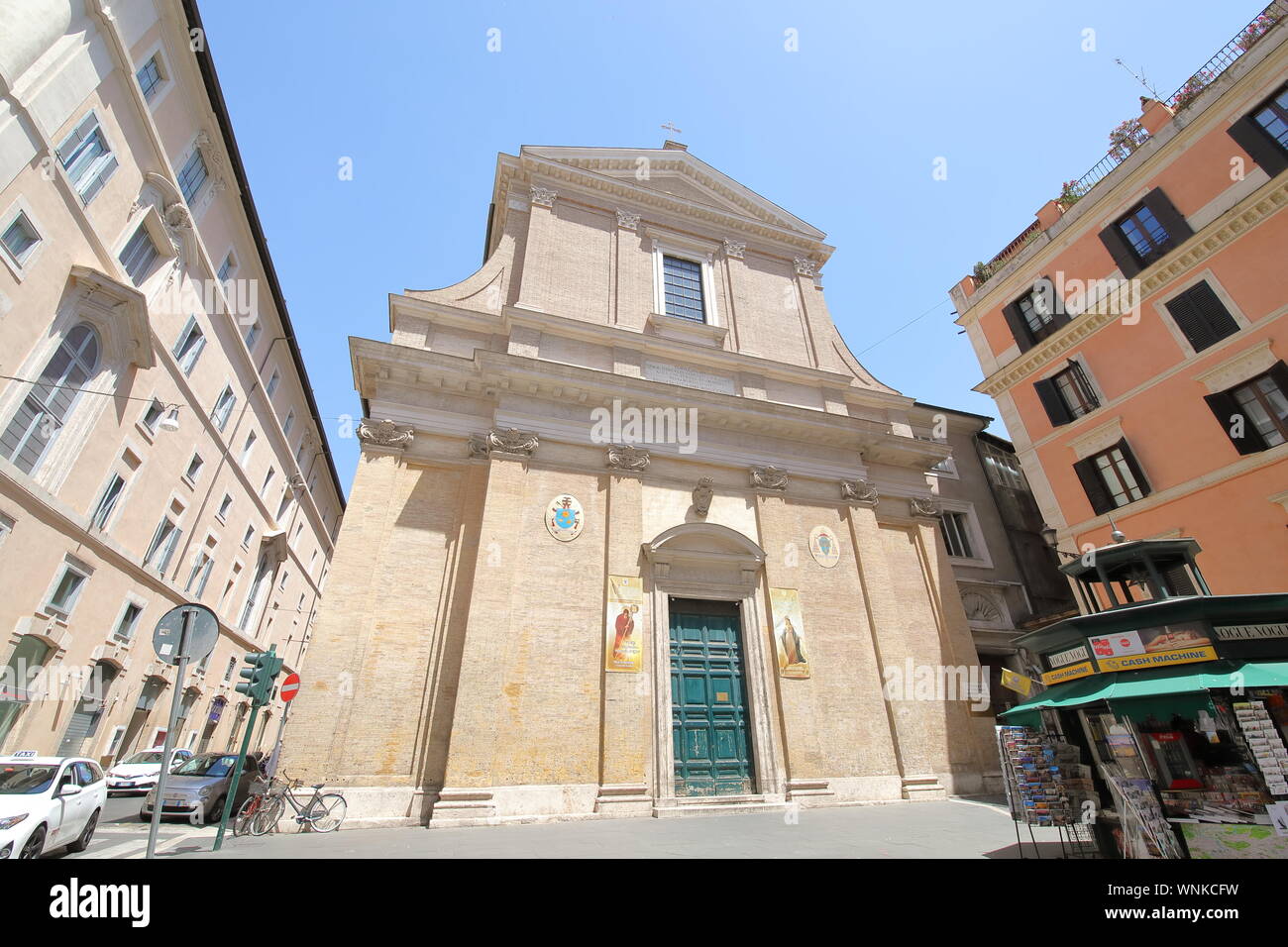 Sant Andrea delle Fratte church Rome Italy Stock Photo - Alamy