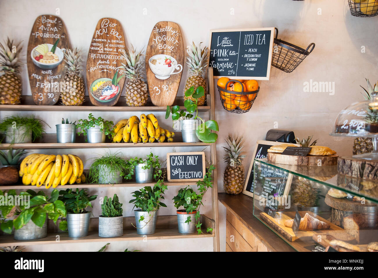 Spain,Seville: Jester Cafe Stock Photo - Alamy