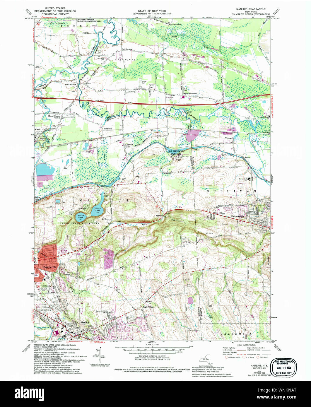 New York NY Manlius 137430 1973 24000 Restoration Stock Photo - Alamy