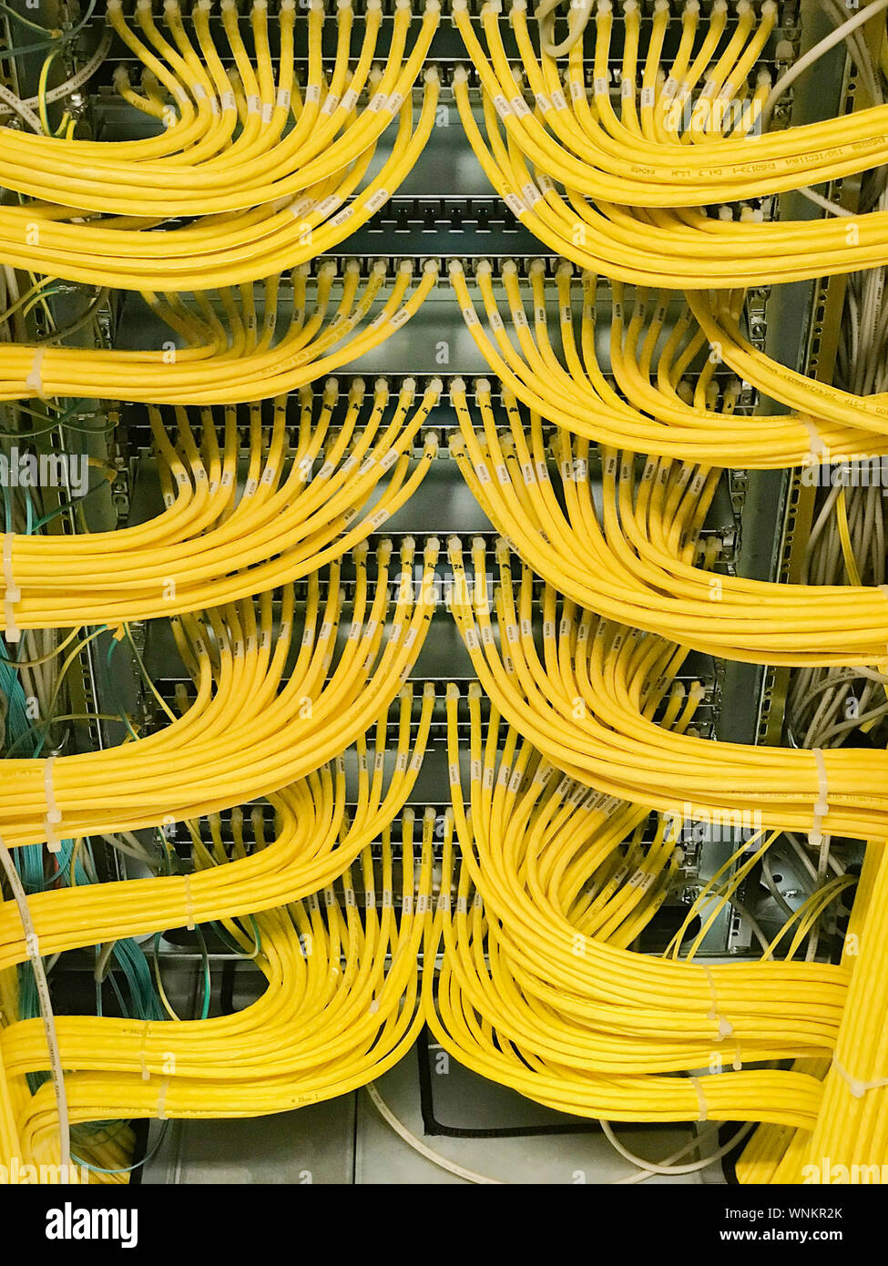 Yellow cables hi-res stock photography and images - Alamy