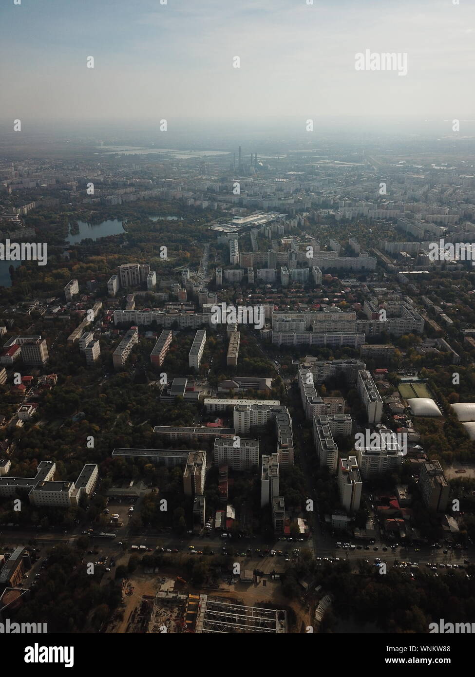 Bucharest palace of parliament aerial hi-res stock photography and ...