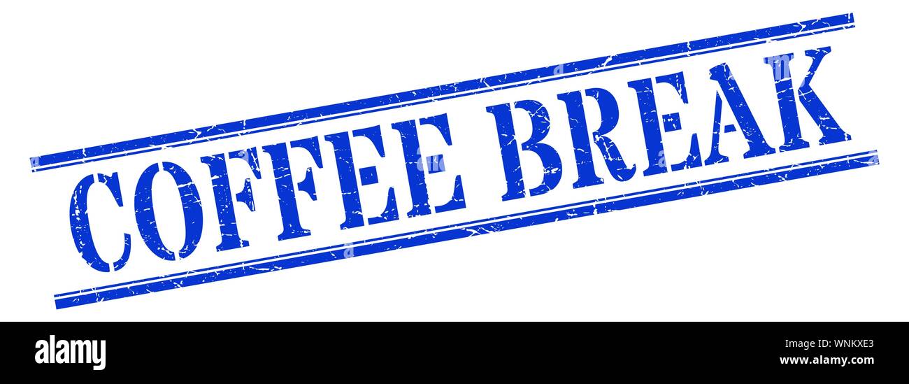 coffee break stamp. coffee break square grunge sign. coffee break Stock ...