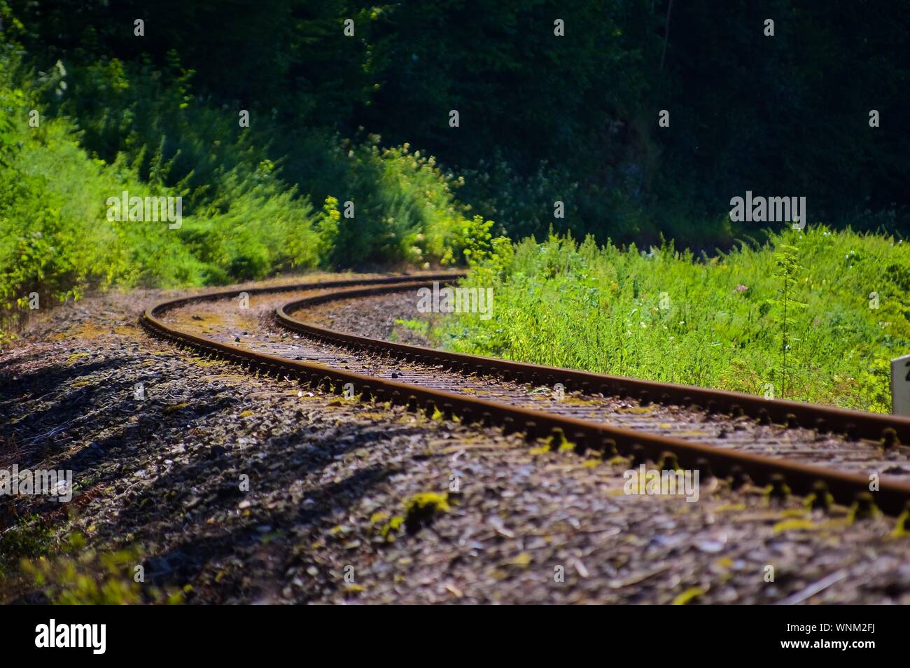 Curved track hi-res stock photography and images - Alamy