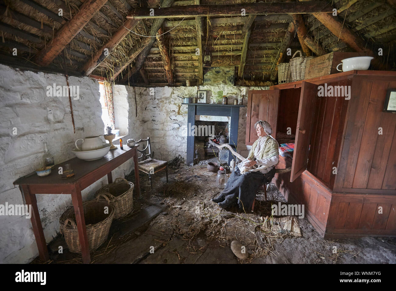 Inside Sheila's cottage museum a traditional Scottish black house on ...