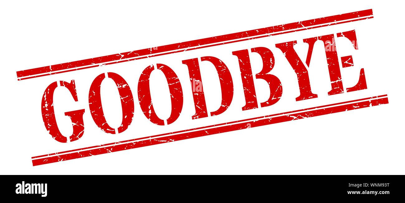 Goodbye note Stock Vector Images - Alamy