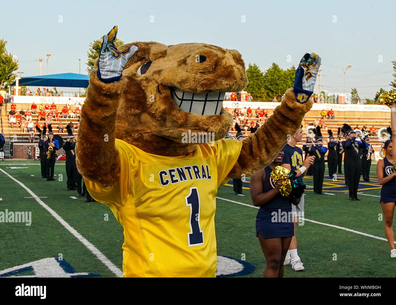 Mascot during a football game hi-res stock photography and images - Alamy