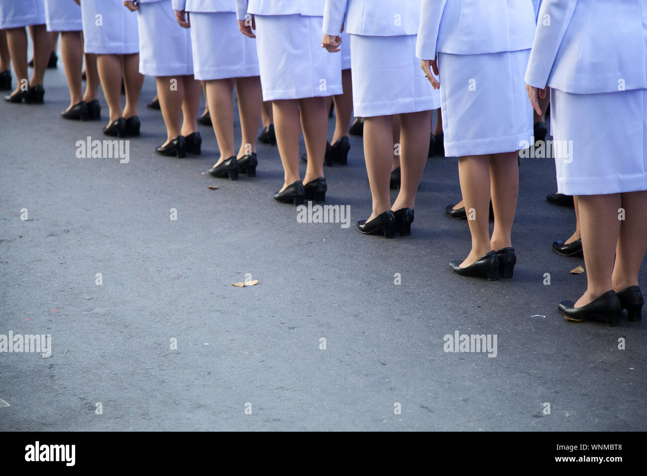 Wearing white uniform hi-res stock photography and images - Alamy