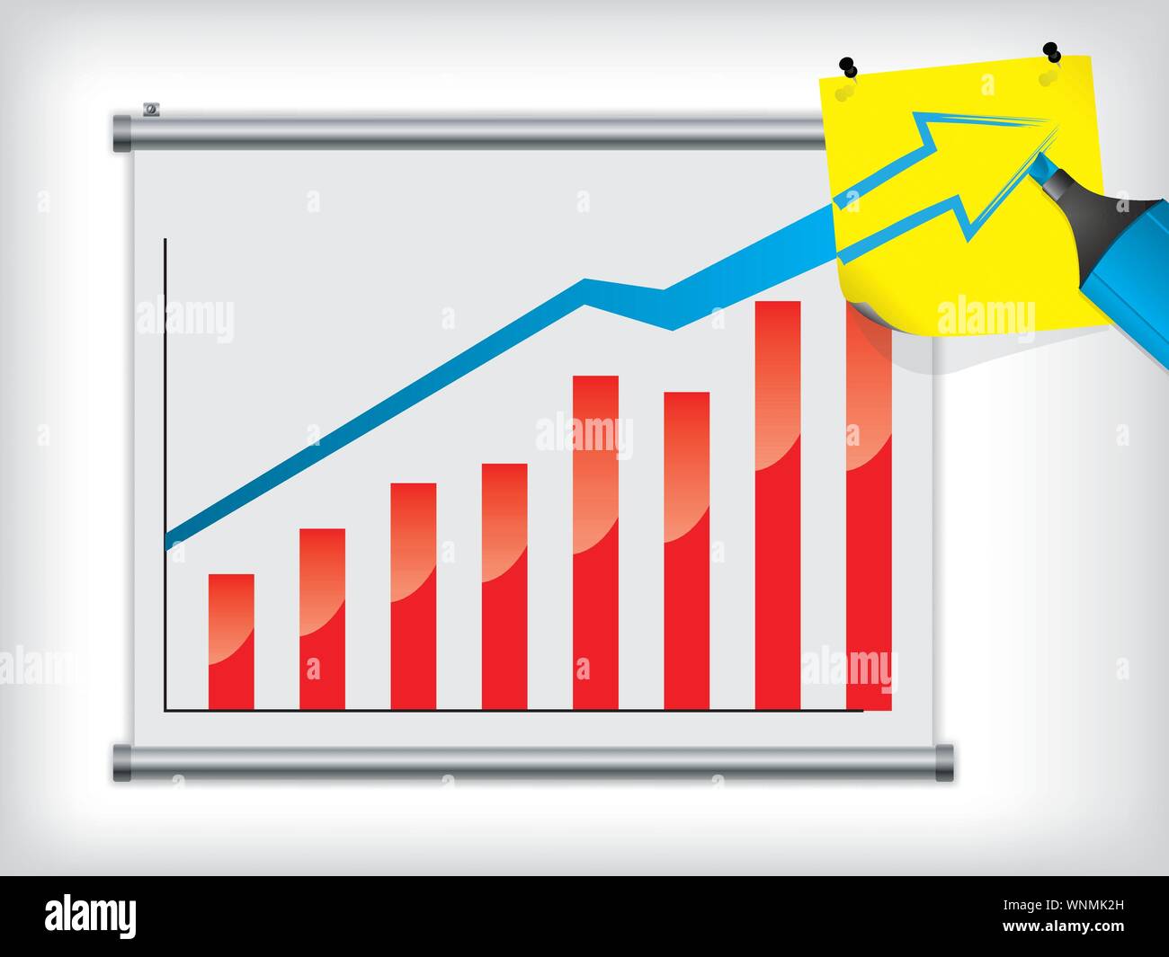 Chart on wall Stock Vector Images - Alamy