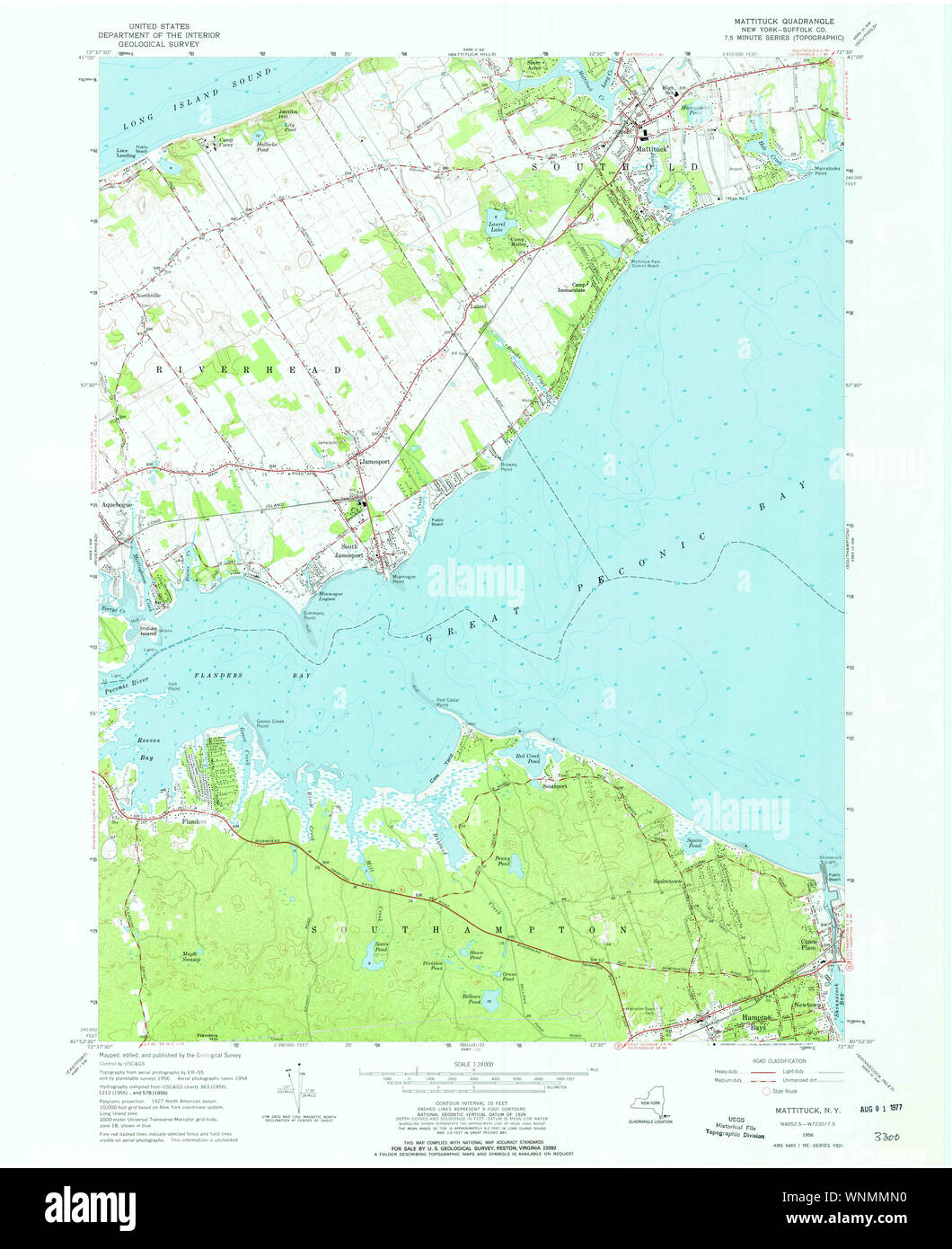 Map Of Mattituck New York High Resolution Stock Photography and Images ...