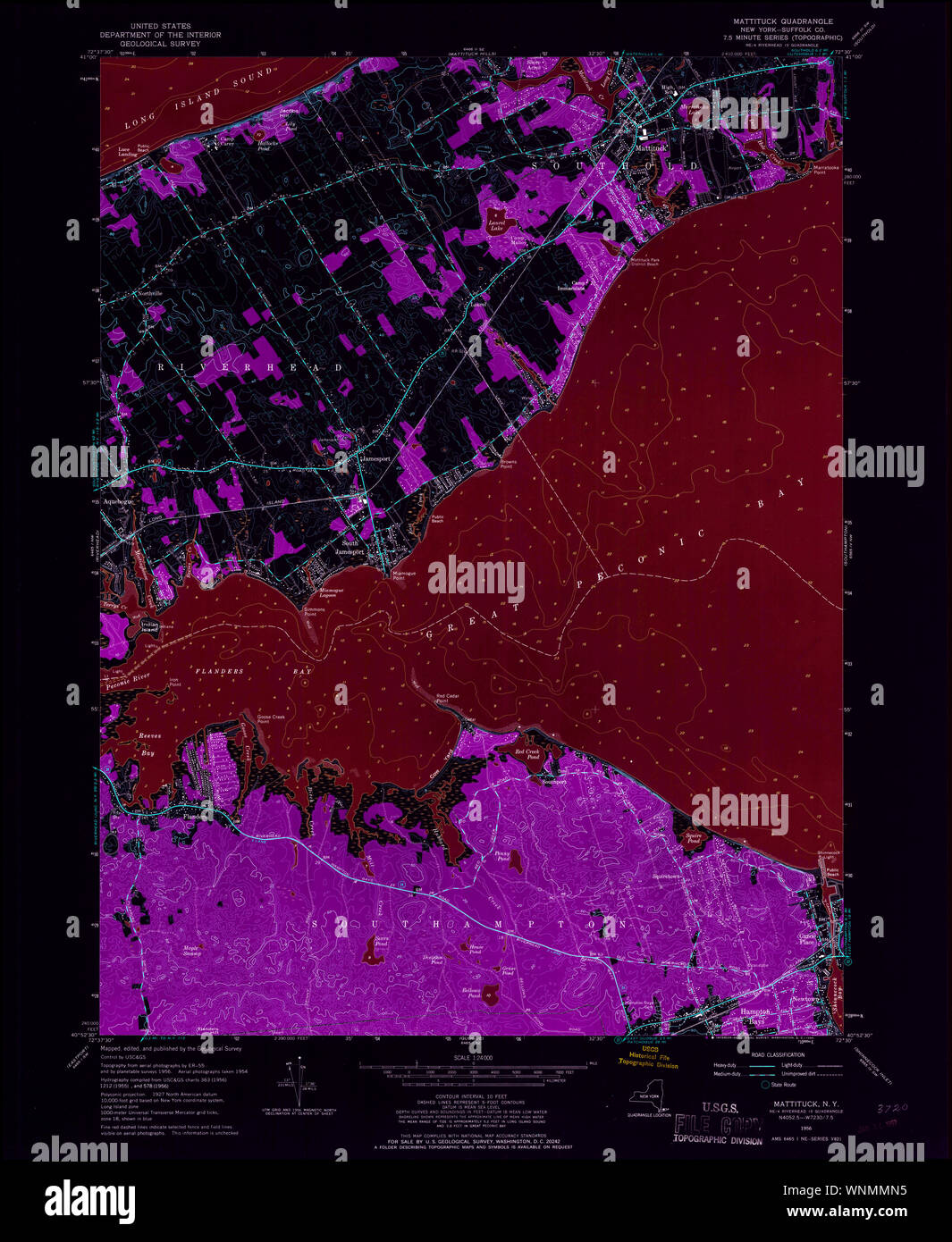 Map of mattituck hi-res stock photography and images - Alamy