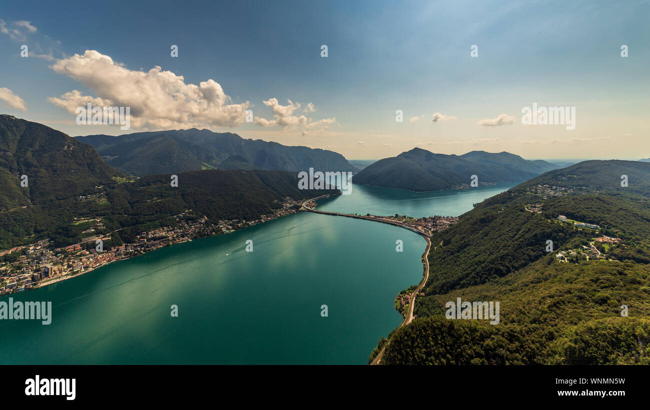 Lugano lake view from hi-res stock photography and images - Alamy