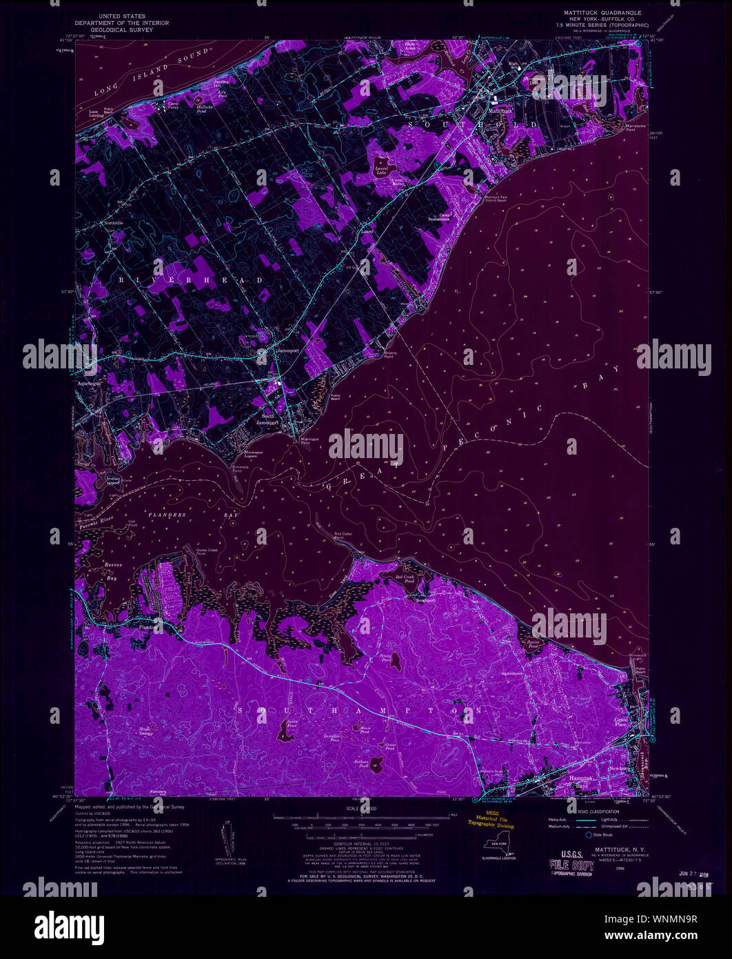 Map of mattituck hi-res stock photography and images - Alamy