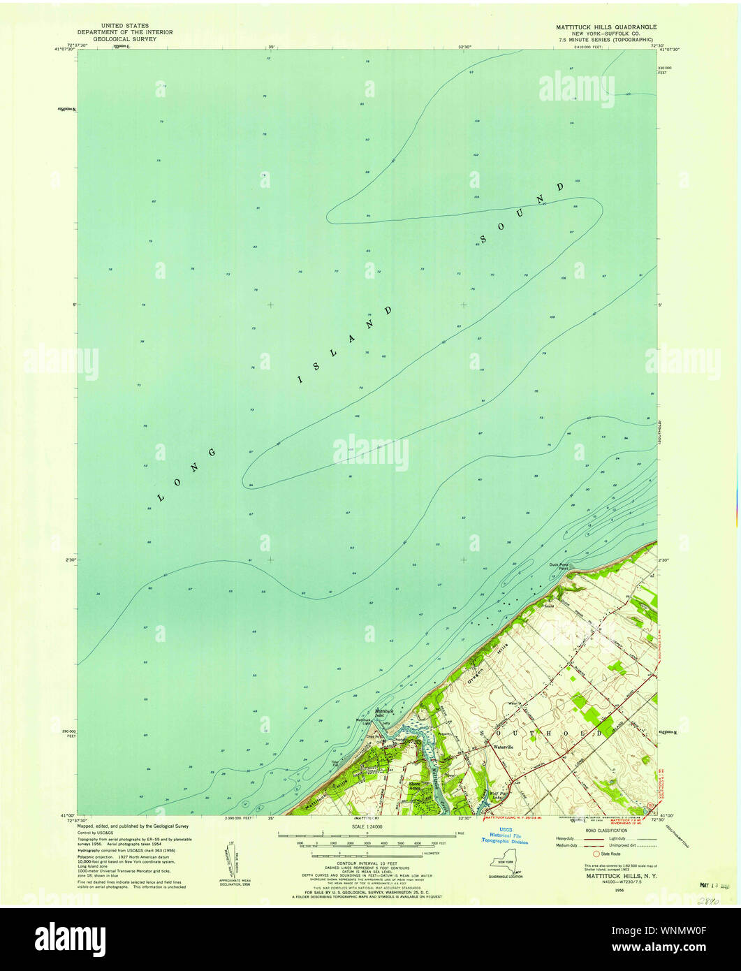 Map of mattituck hi-res stock photography and images - Alamy