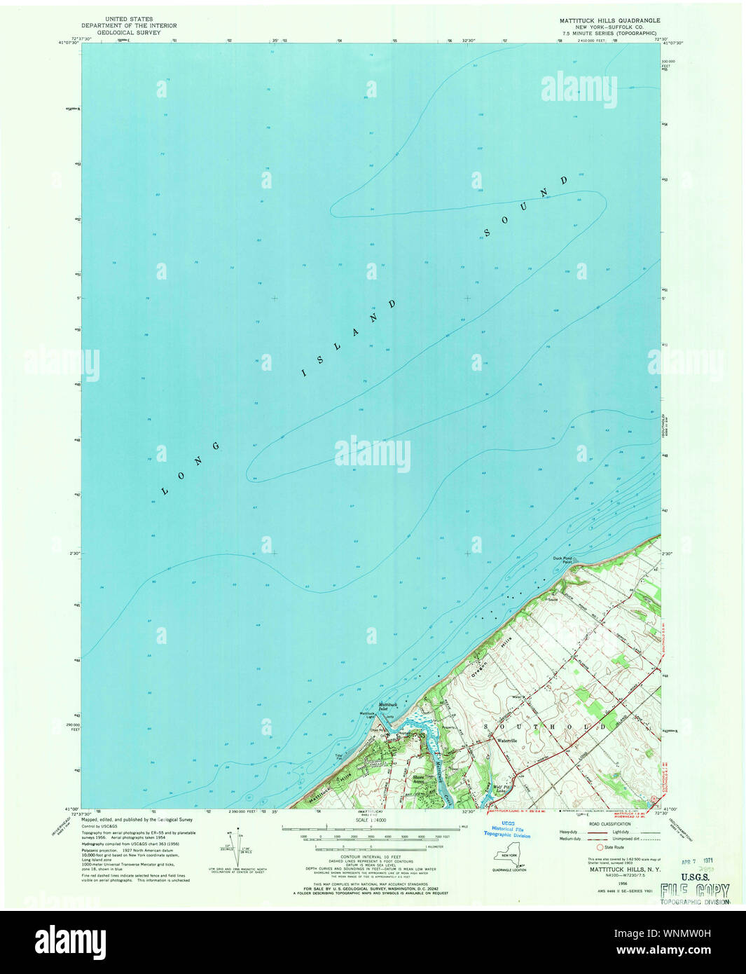 Map of mattituck hi-res stock photography and images - Alamy