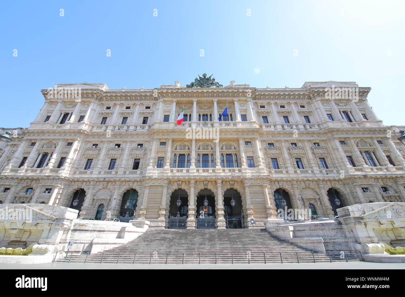 Palazzo di Giustizia Palace of Justice Supreme court Rome Italy Stock ...