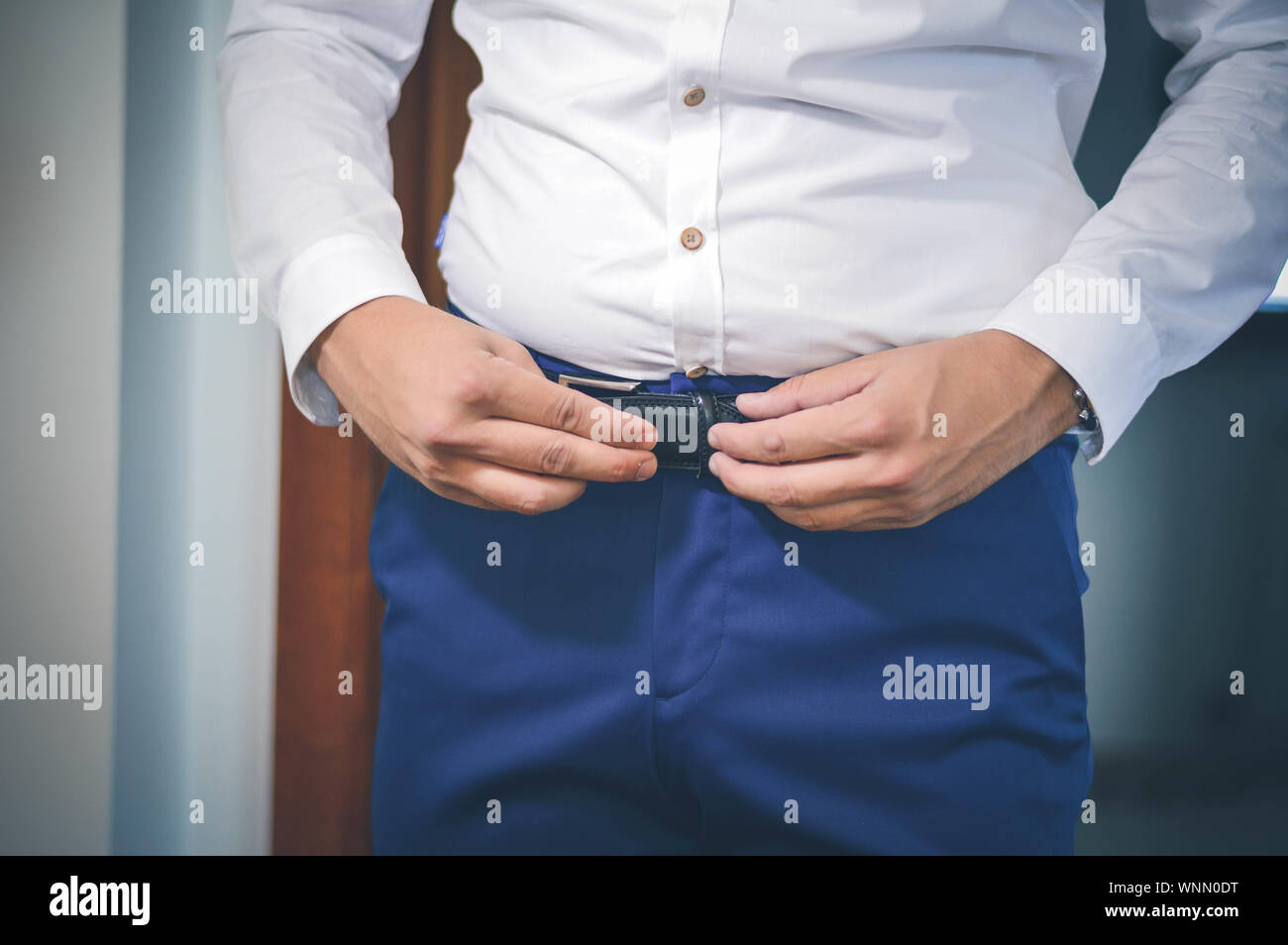 Man belt hi-res stock photography and images - Alamy