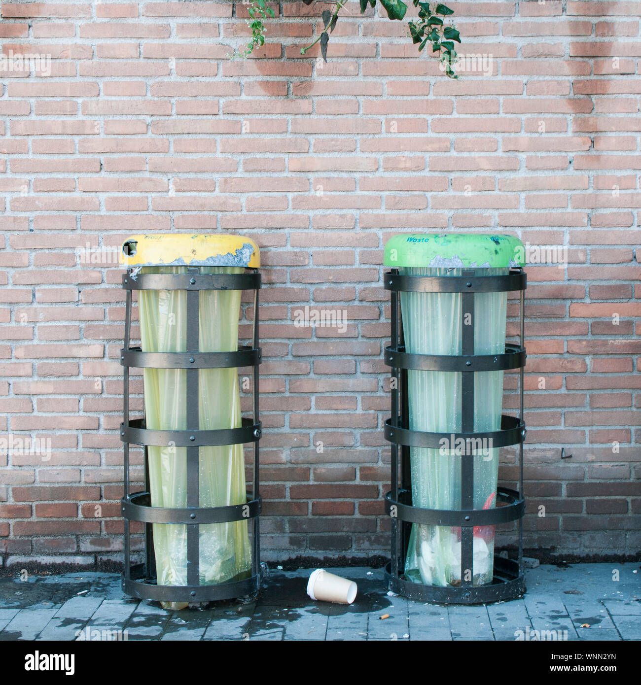 Garbage bins city hi-res stock photography and images - Alamy