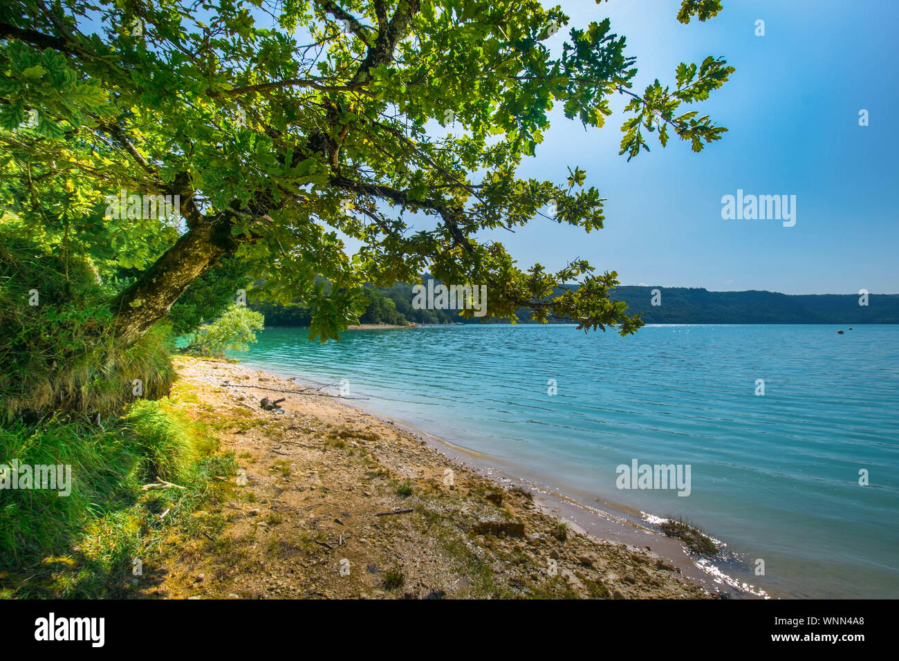 Stunning lac de Vouglans in the Franche Comté region in France Stock ...