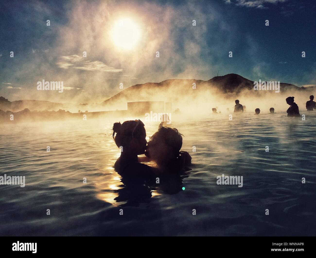 Group nature kissing hi-res stock photography and images - Alamy