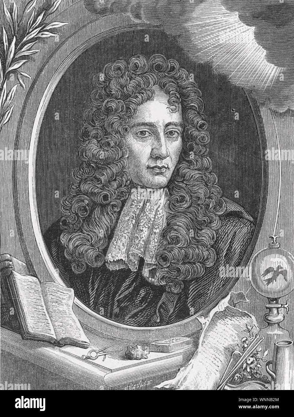 Robert boyle 1627 1691 anglo irish chemist and physicist hi-res stock ...