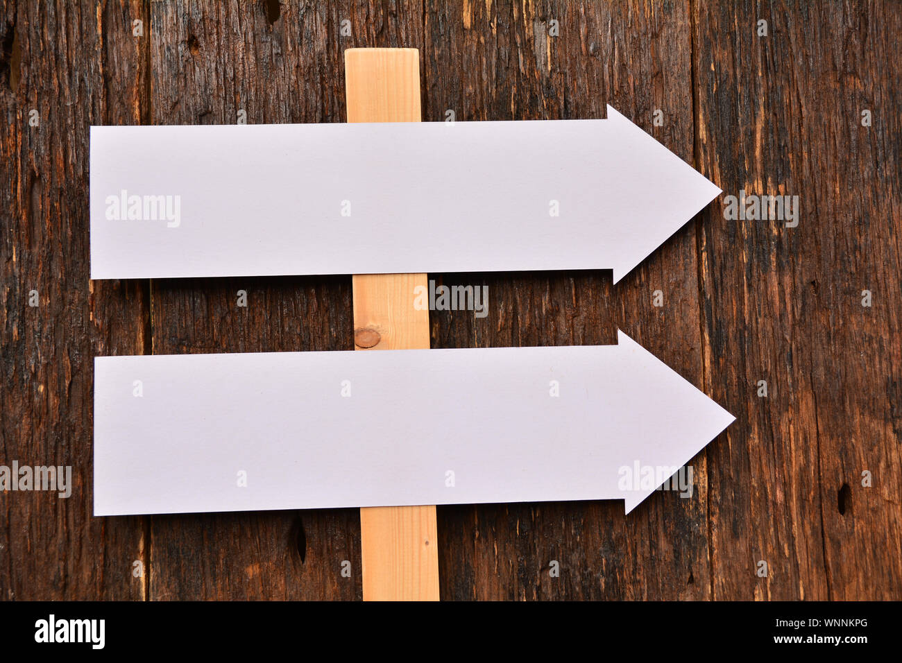 Blank Directional Signs High Resolution Stock Photography and Images ...