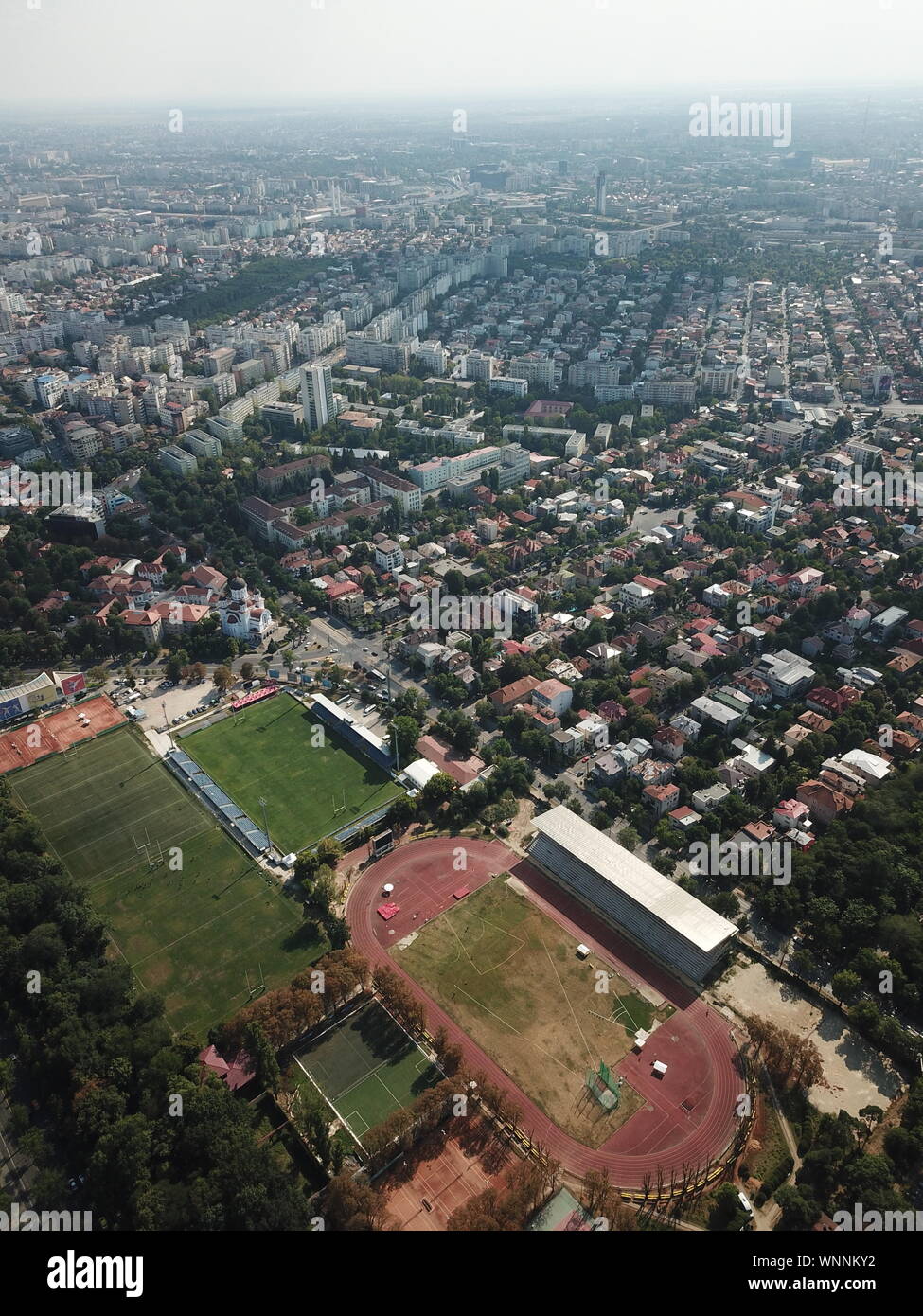 Bucharest palace of parliament aerial hi-res stock photography and ...